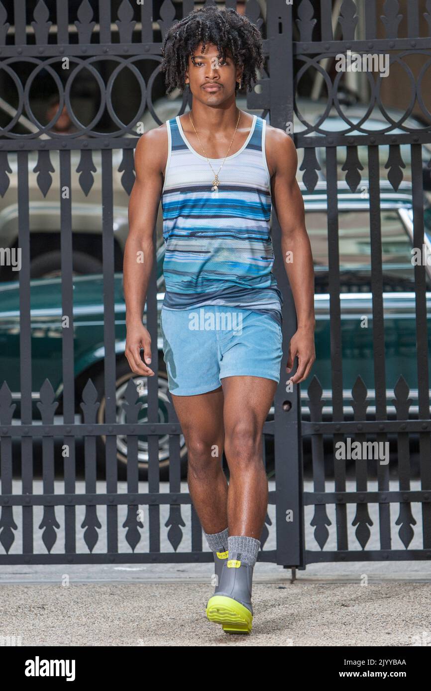 September 8th 2022 - New York,USA - Parke Ronen Resort 2023 runway at ...