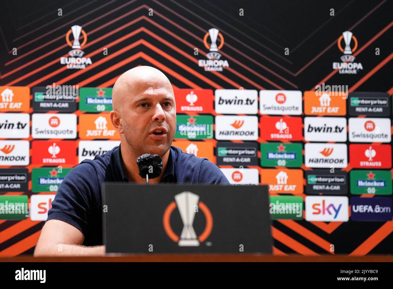 Rome, Italy. 8 September 2022, Rome - Feyenoord coach Arne Slot during ...
