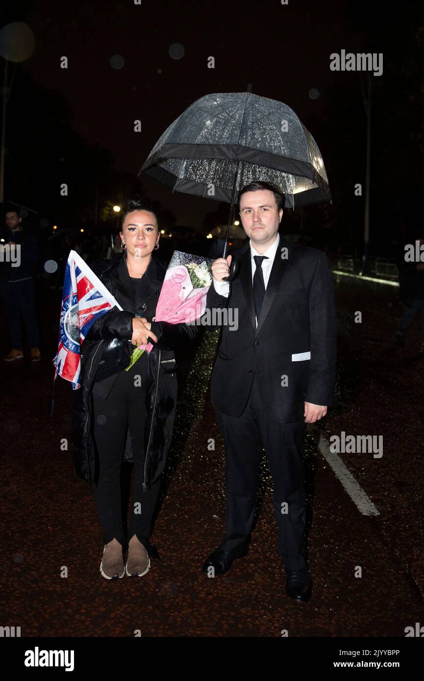 Lily and Alfie from Sutton, photographed on the Mall, have come to pay ...