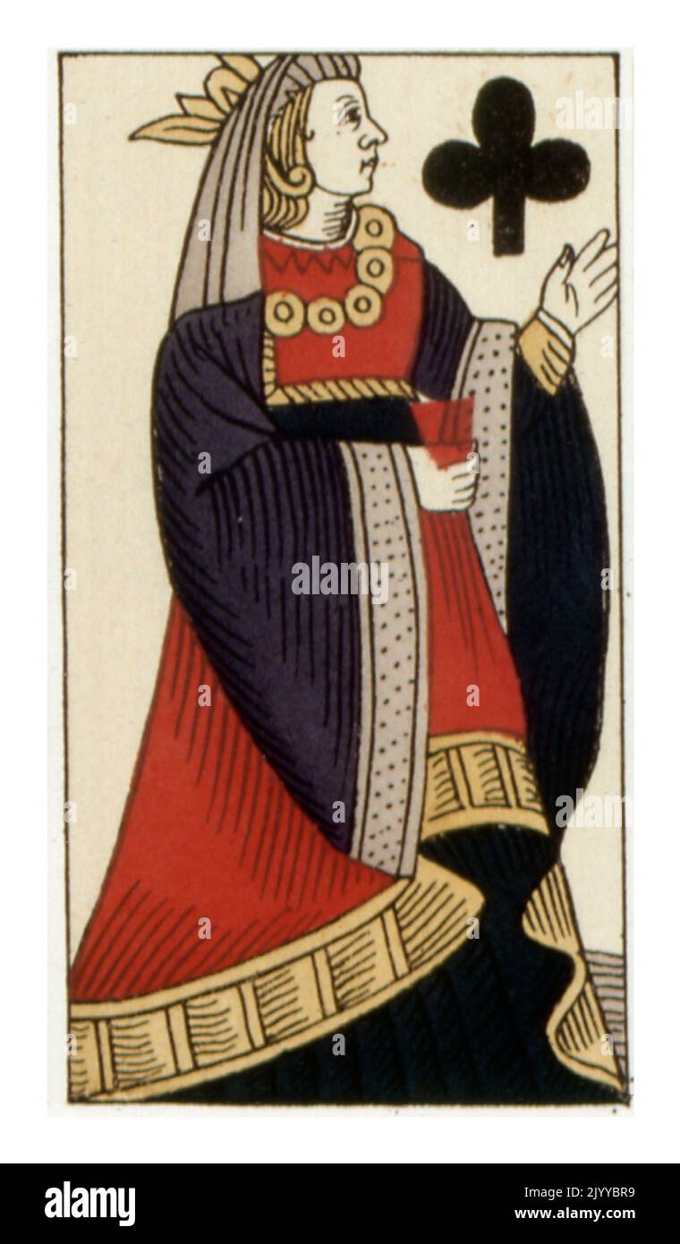 French 17th century playing card. (1659 Stock Photo - Alamy
