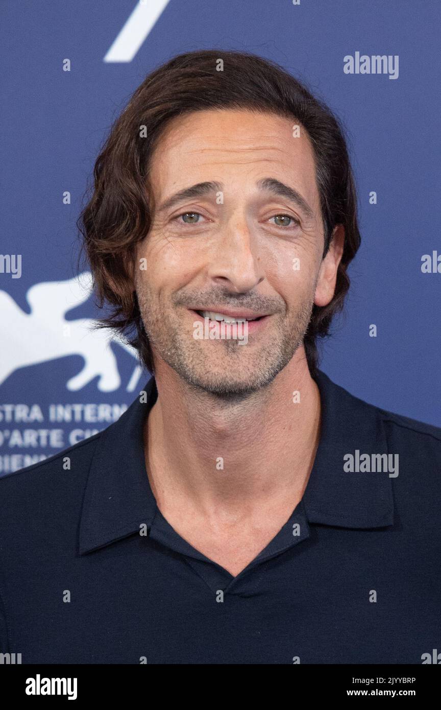 Adrien Brody attends the photocall for "Blonde" at the 79th Venice ...