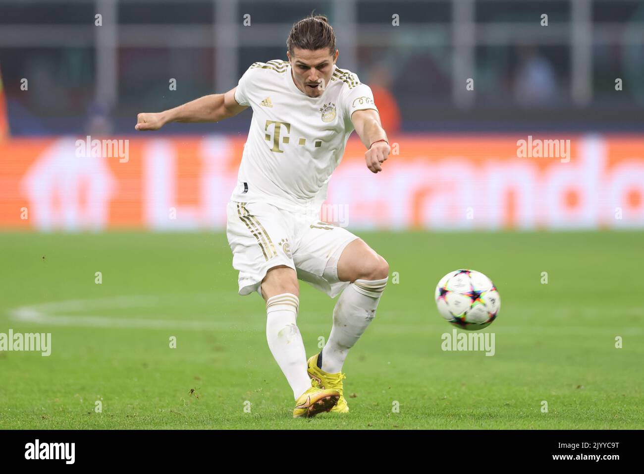 Milan, Italy, 7th September 2022. Marcel Sabitzer of Bayern Munchen ...