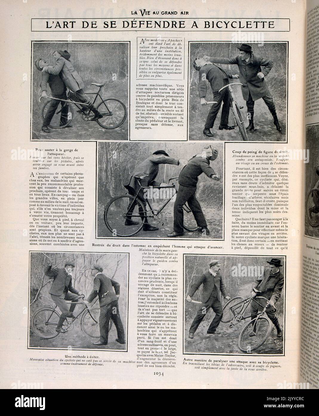 Photograph inside of the lifestyle magazine La Vie au Grand Air; The ...