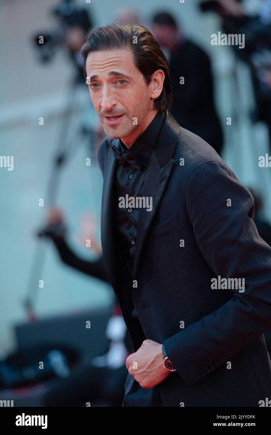 Venice film festival 2022 adrien brody hi-res stock photography and ...