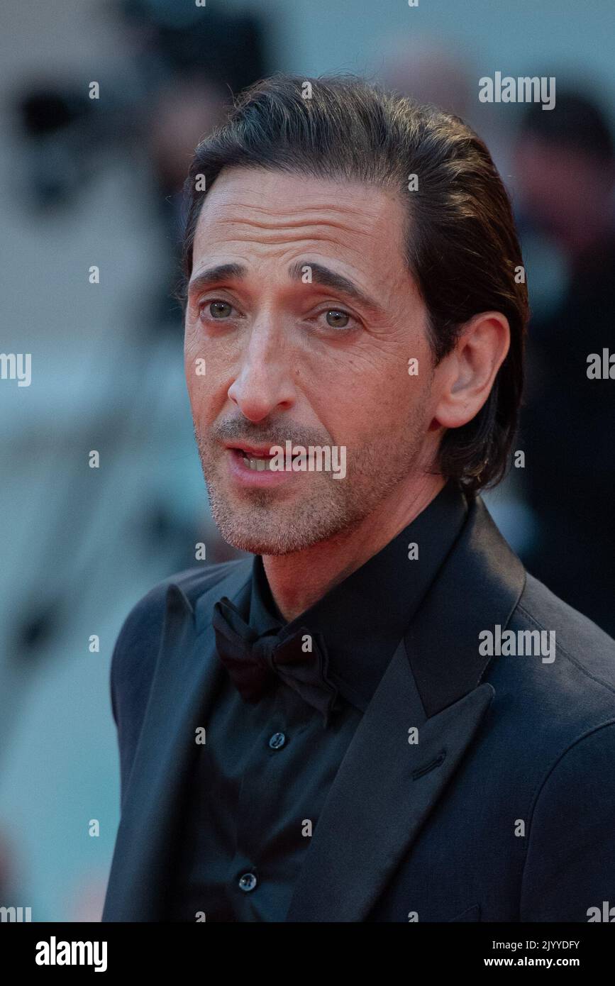 Adrien Brody attends the "Blonde" red carpet at the 79th Venice ...