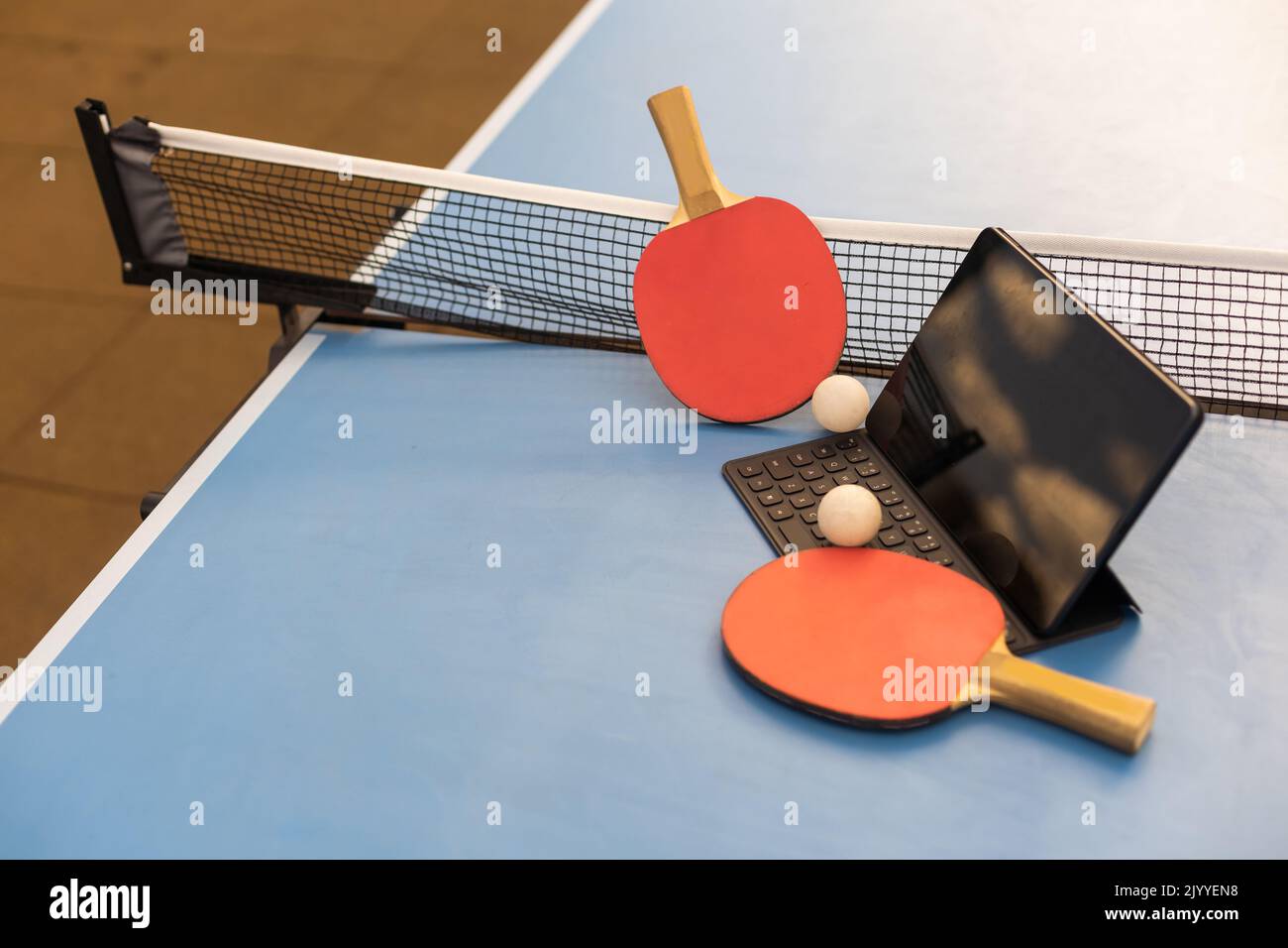 Table Tennis Ping-Pong Sport Activity Concept Stock Photo - Alamy