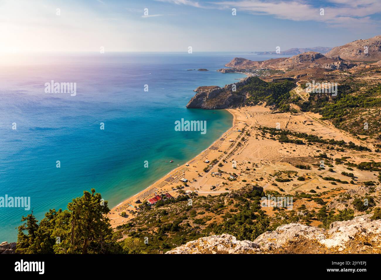 Rodos aerial hi-res stock photography and images - Alamy