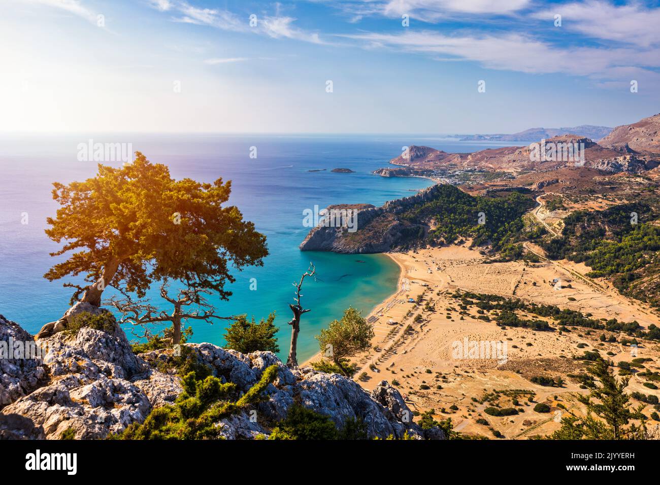Rodos aerial hi-res stock photography and images - Alamy