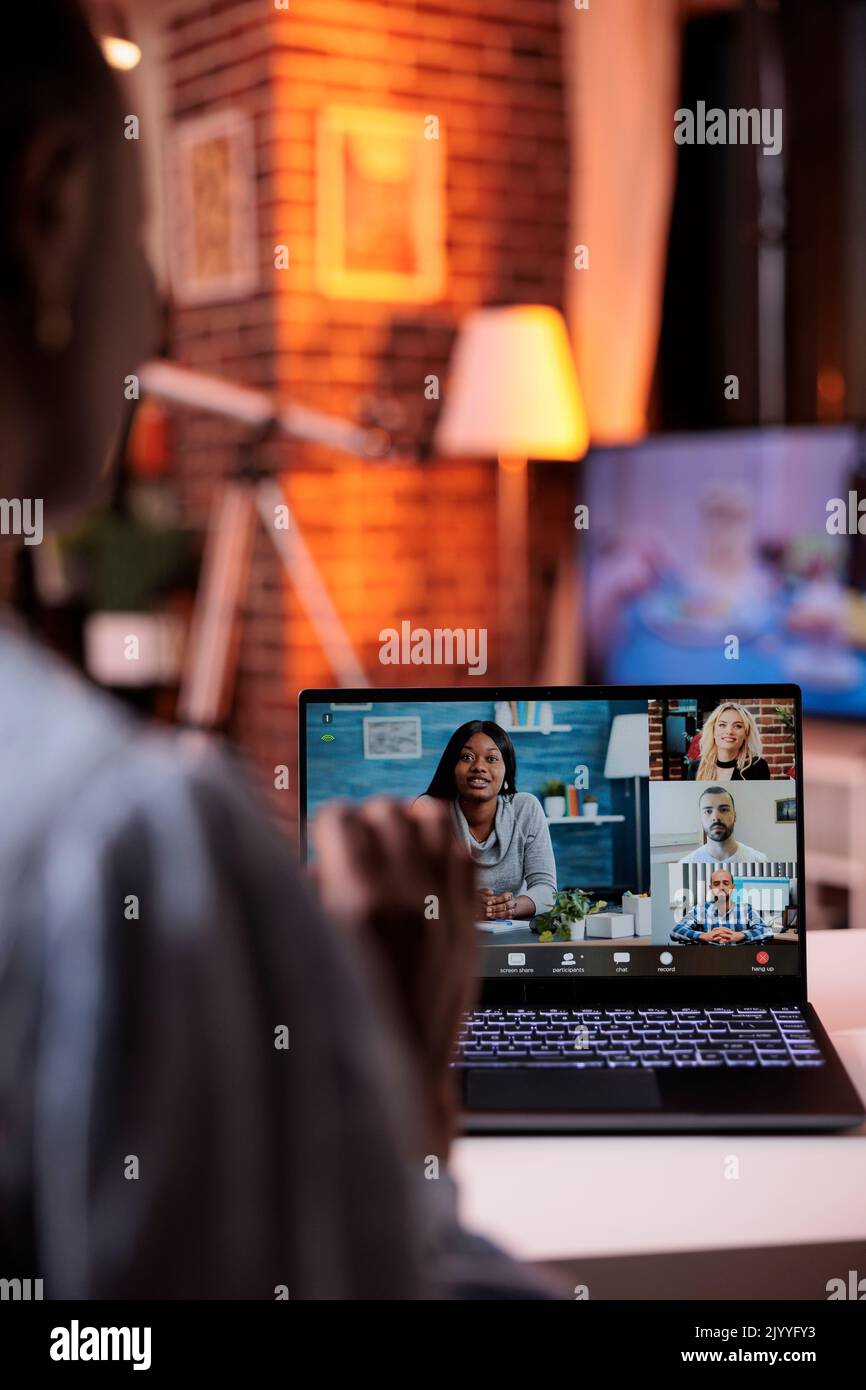 Vertical video virtual meeting web hi-res stock photography and images ...