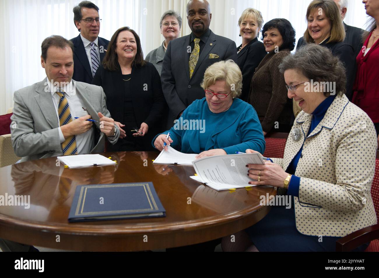 Tri-party HUD inter-office Service Level Agreement (SLA) signing ...
