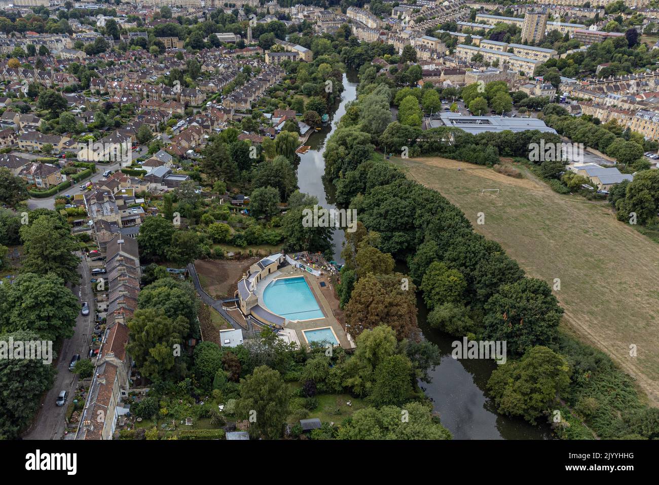 Cleveland Pools in Bath which has been restored after a 15-month ...