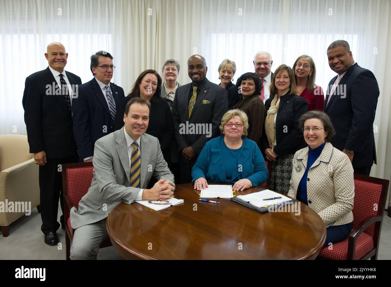 Tri-party HUD inter-office Service Level Agreement (SLA) signing ...