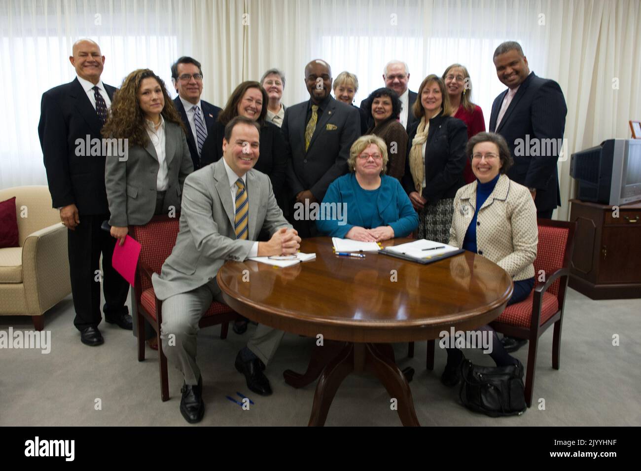 Tri-party HUD inter-office Service Level Agreement (SLA) signing ...