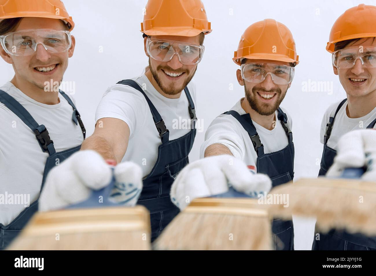 Group builders different tools hi-res stock photography and images - Alamy