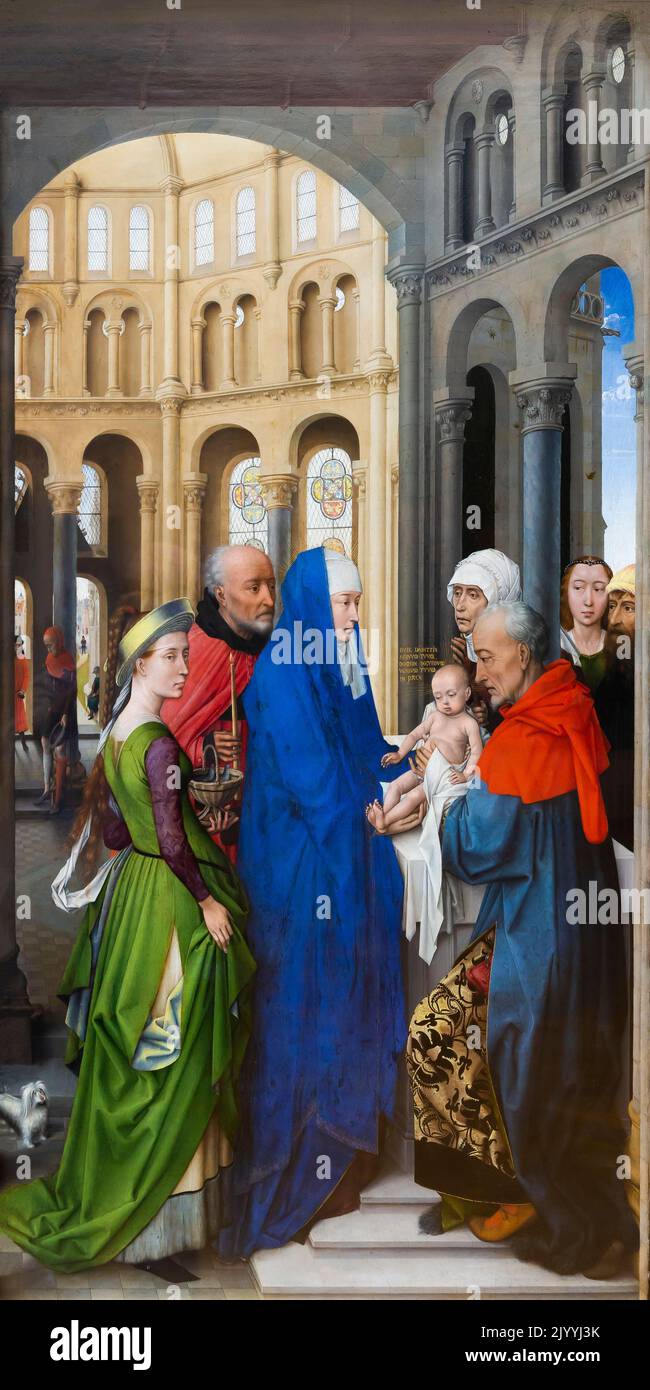 Saint Columba Altarpiece, The Presentation at the Temple, Triptych ...