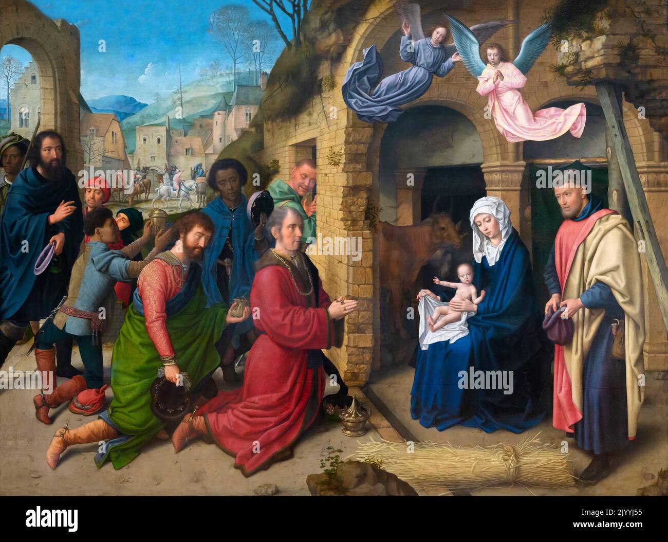 Adoration of the Magi, Gerard David, circa 1495, Alte Pinakothek ...