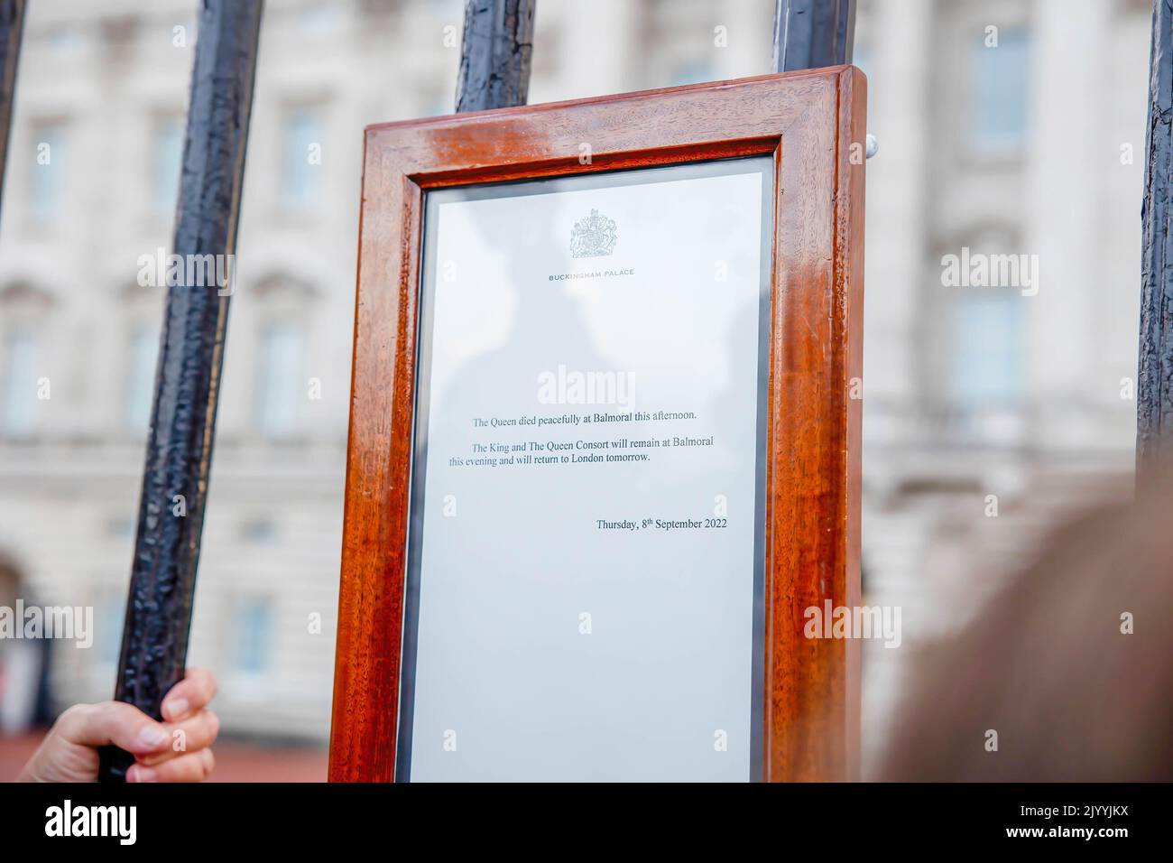 London, UK. 08th Sep, 2022. The proclamation of the death of Queen ...