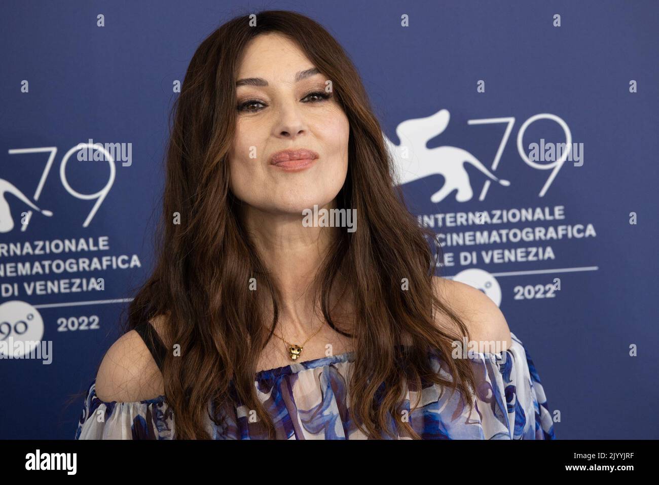 Venice, Italy. September 08, 2022, Monica Bellucci attends the ...