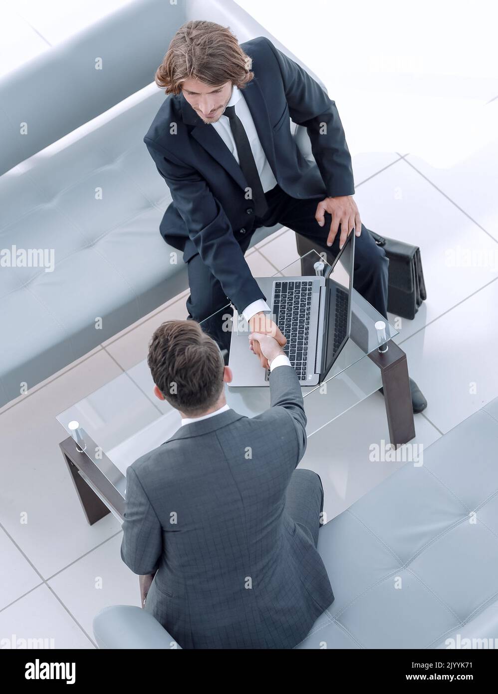 handshake business people in the workplace Stock Photo - Alamy