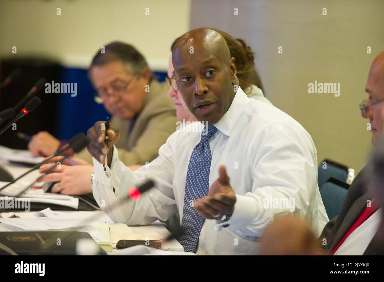 Inter-office "Confab" discussion session, with Deputy Secretary Maurice ...