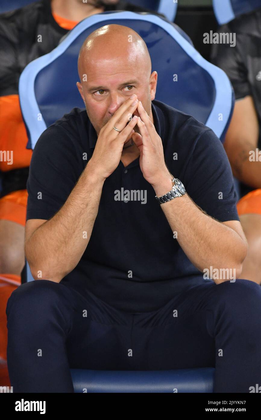 Rome, Italy ,September 08th , 2022 Pictured left to right, Feyenoord ...