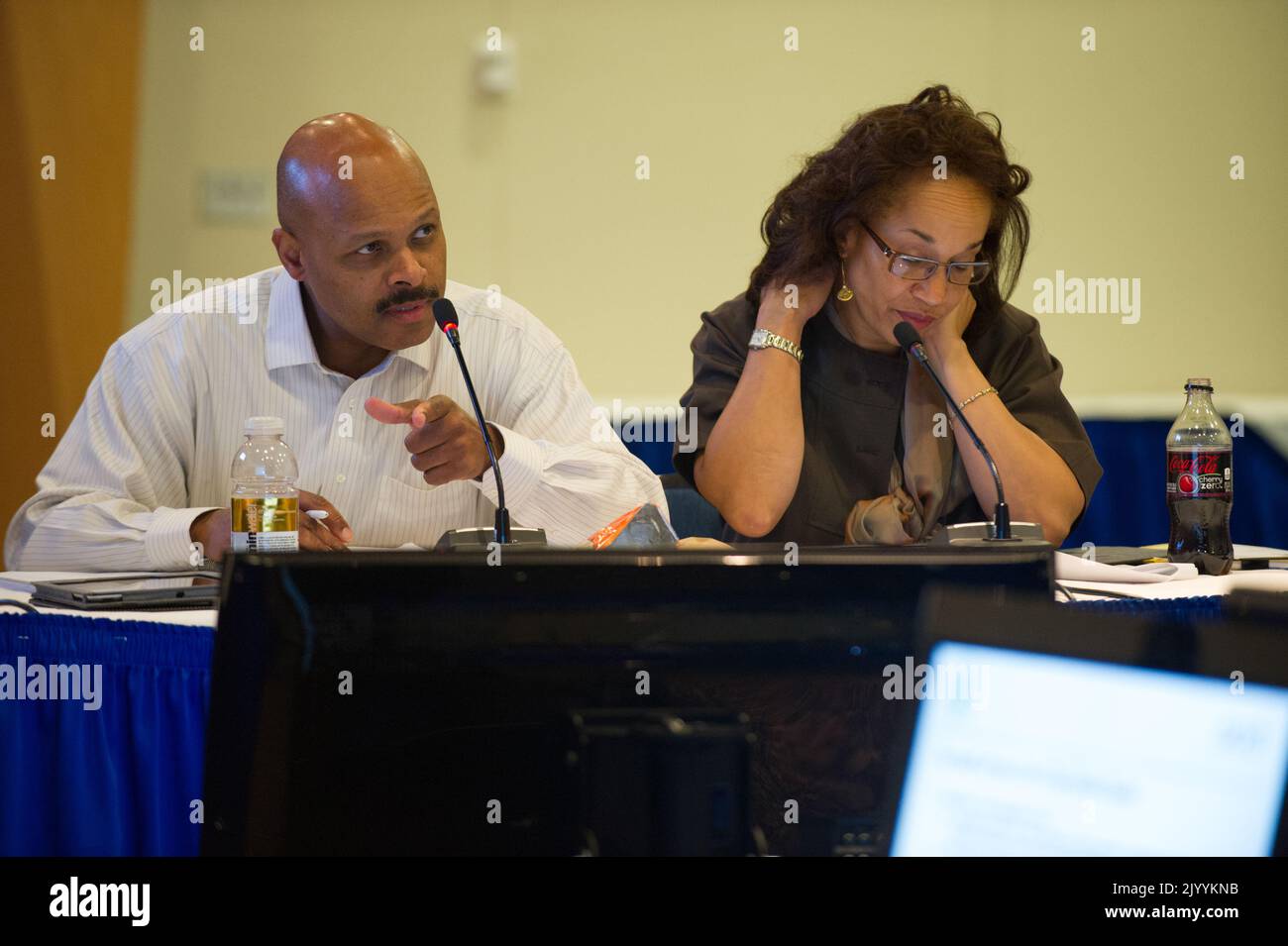 Inter-office "Confab" discussion session, with Deputy Secretary Maurice ...