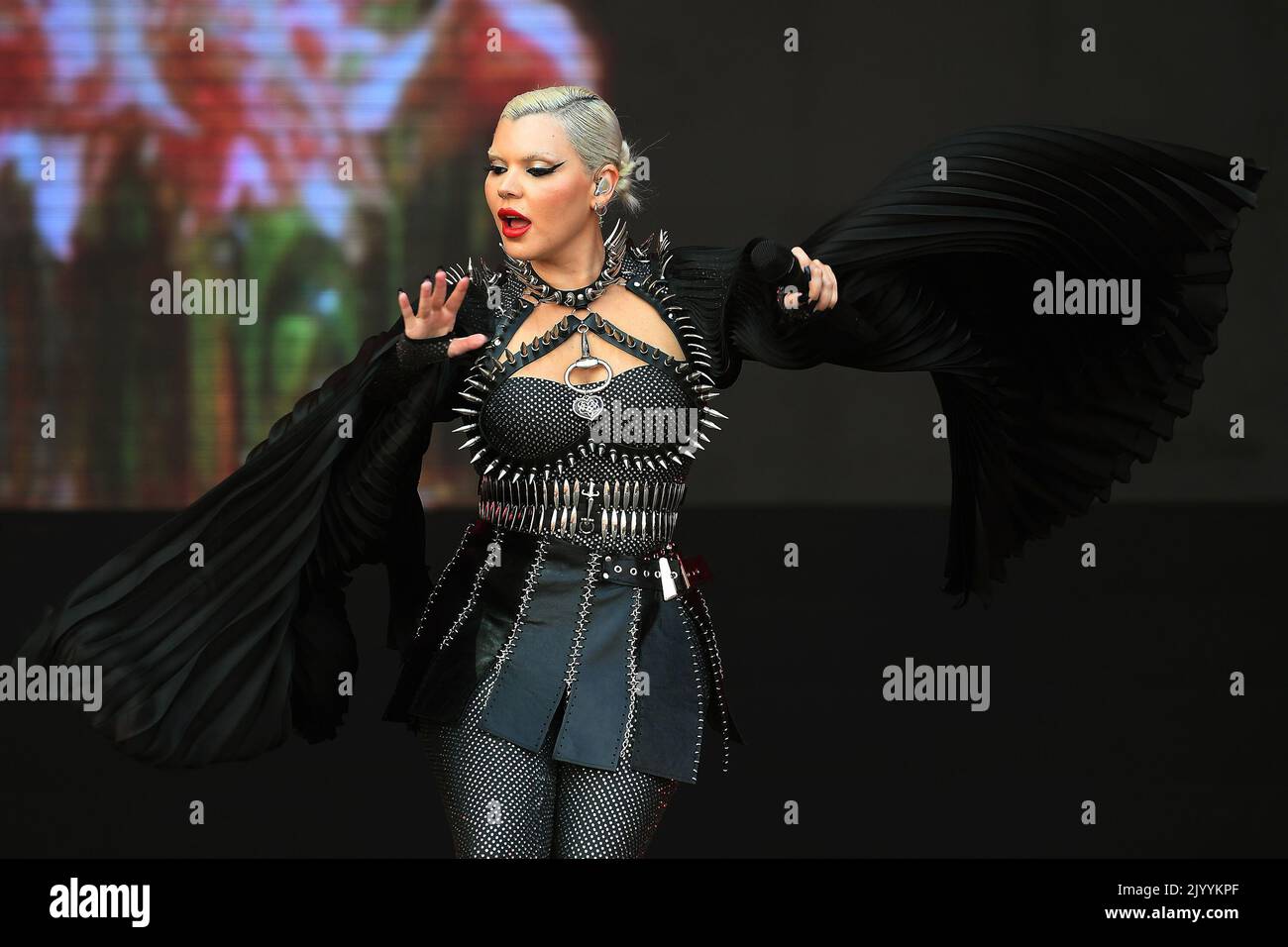 Rio de Janeiro, Brazil,September 8, 2022. Singer Duda Beat, during the ...