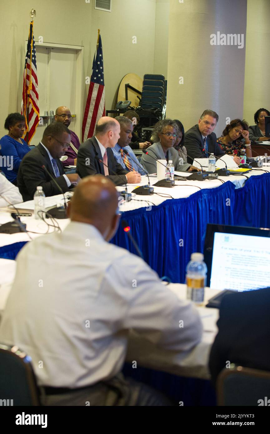 Inter-office "Confab" discussion session, with Deputy Secretary Maurice ...