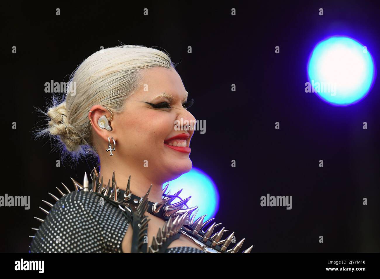 Rio de Janeiro, Brazil,September 8, 2022. Singer Duda Beat, during the ...