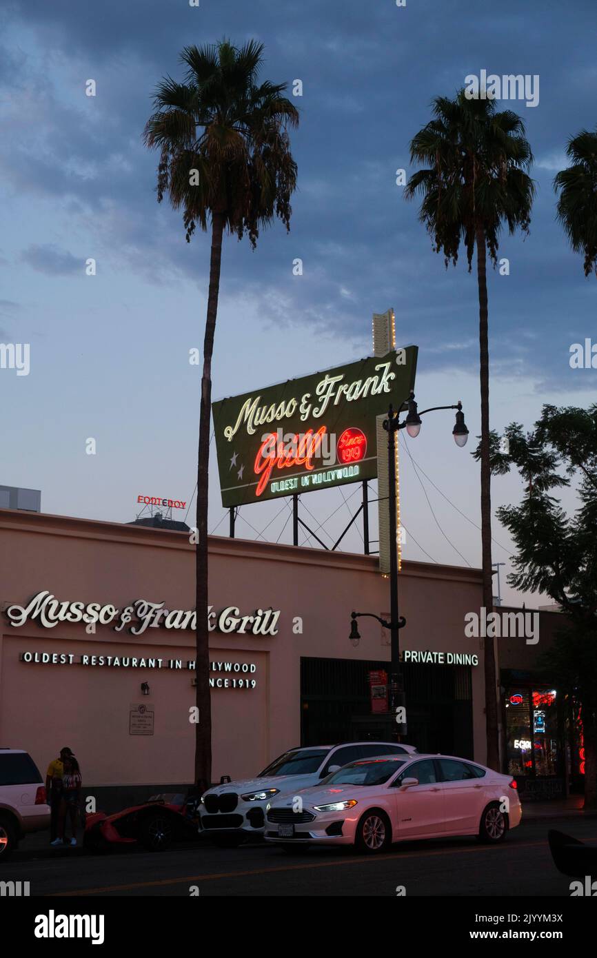 Musso and Frank Grill, Hollywood, Los Angeles, California, United ...