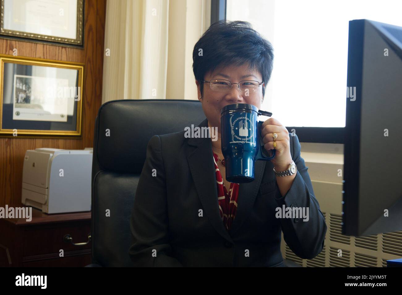 Office shot of Jean Lin Pao, General Deputy Assistant Secretary, Policy ...