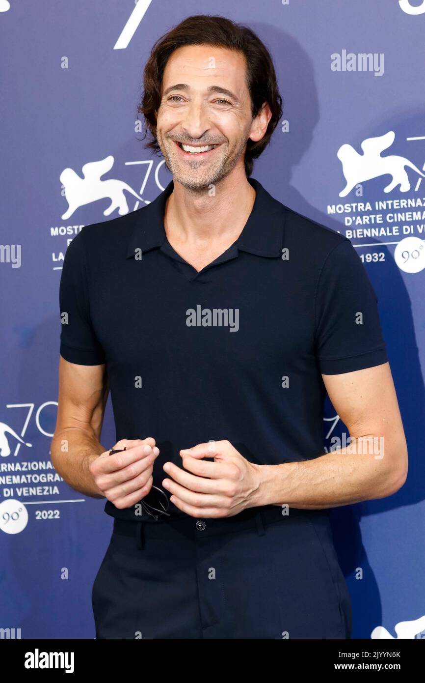 Adrien Brody attends the photocall of 'Blonde' during the 79th Venice ...