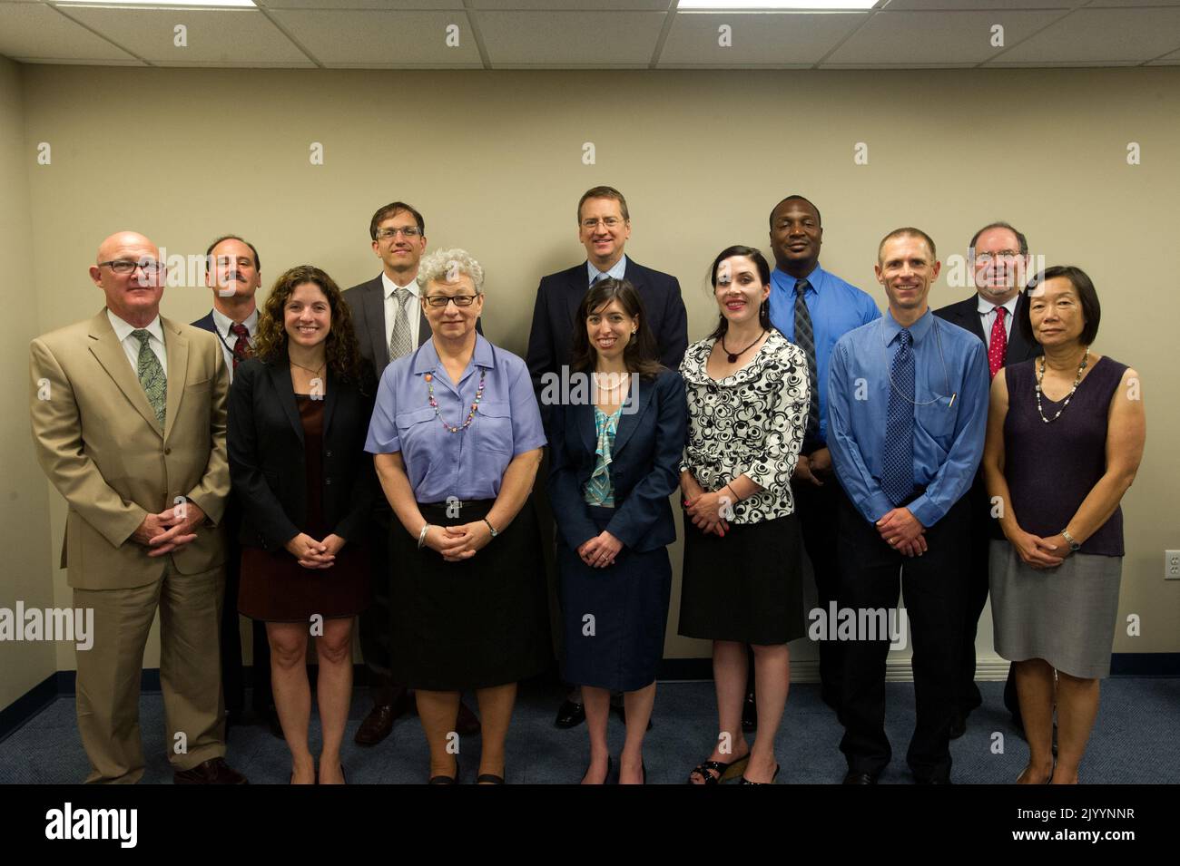 Group portrait: "Changemakers" honorees, for White House Stock Photo ...