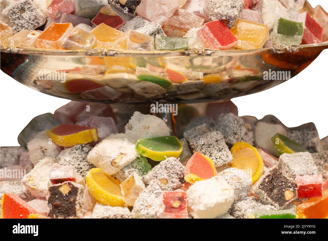 Traditional Turkish Delight (Rahat Lokum Stock Photo - Alamy