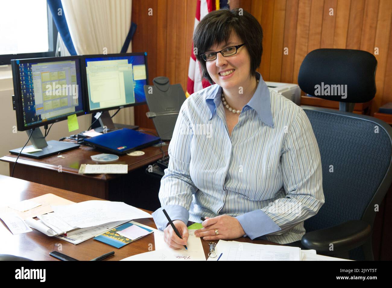 Desk photo of Erika Poethig, Acting Assistant Secretary for Policy ...
