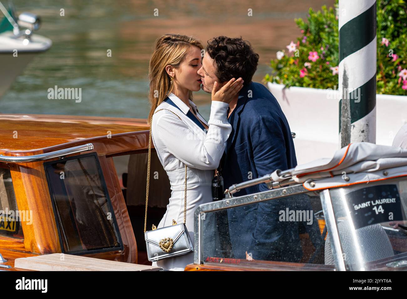 September 7, 2022, Venice, Italy: Caylee Cowan and Casey Affleck ...