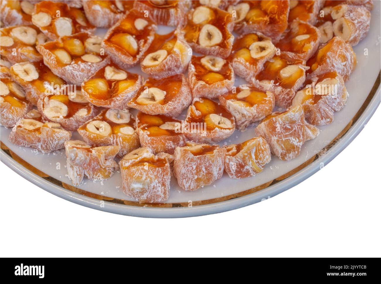 Traditional Turkish Delight (Rahat Lokum Stock Photo - Alamy