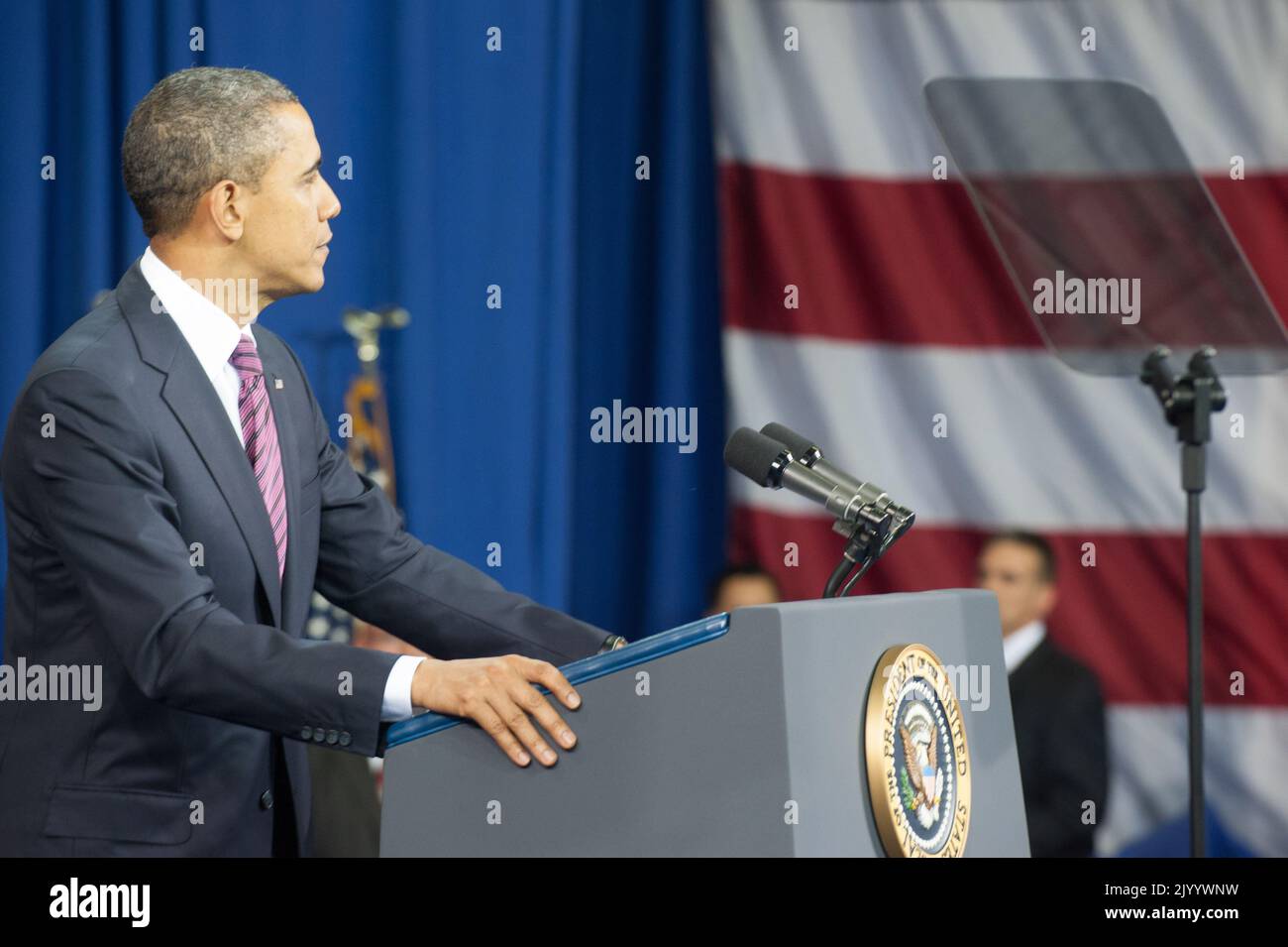 Address on the economy by President Barack Obama at the James Lee ...