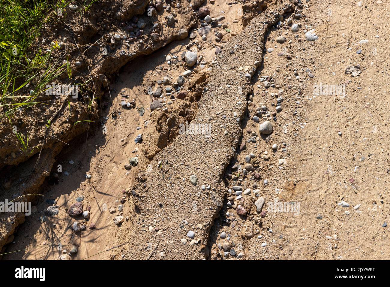 Gravel highway in rural areas , a simple primitive road for the ...
