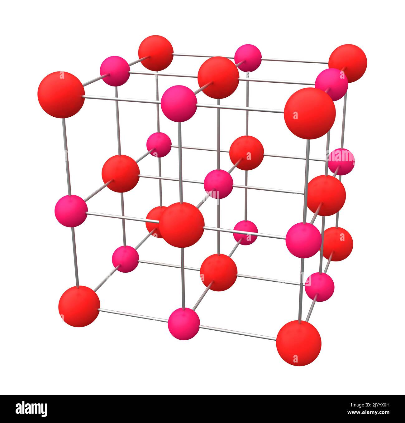 Crystal structure of sodium chloride hi-res stock photography and ...