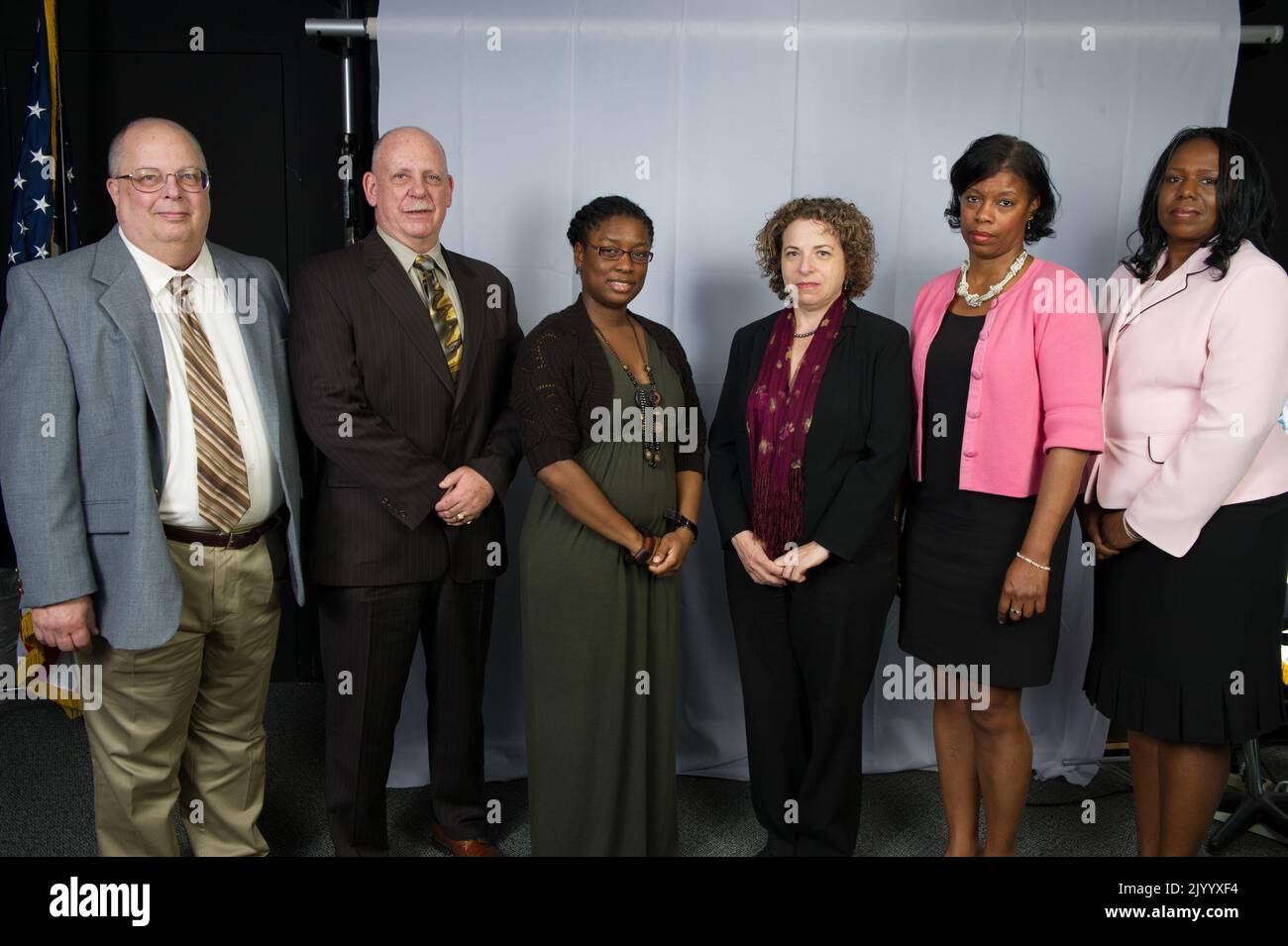 Group portrait}: Tracey Dunn with Congressional Relations Staff ...