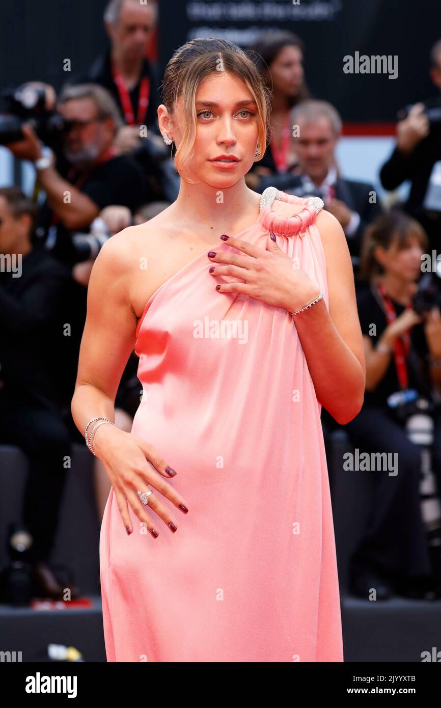 Ludovica Frasca Attends The Premiere Of Blonde During The 79th Venice