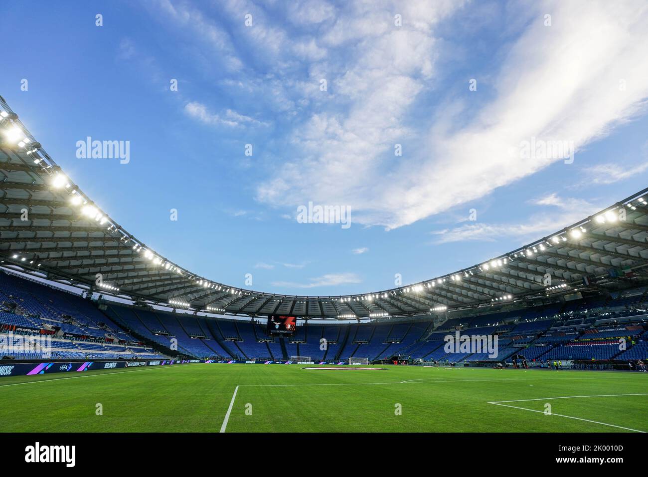 Rome, Italy. 8 September 2022, Rome - Stadio Olimpico before the match ...