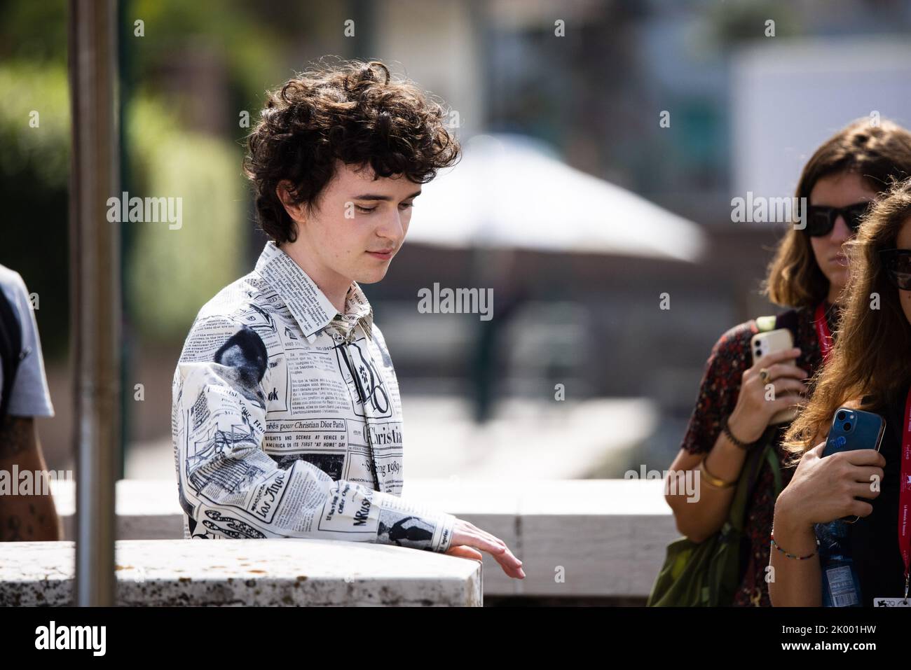 Australian actor Zen McGrath leaves the "The Son" photocall at the 79th ...