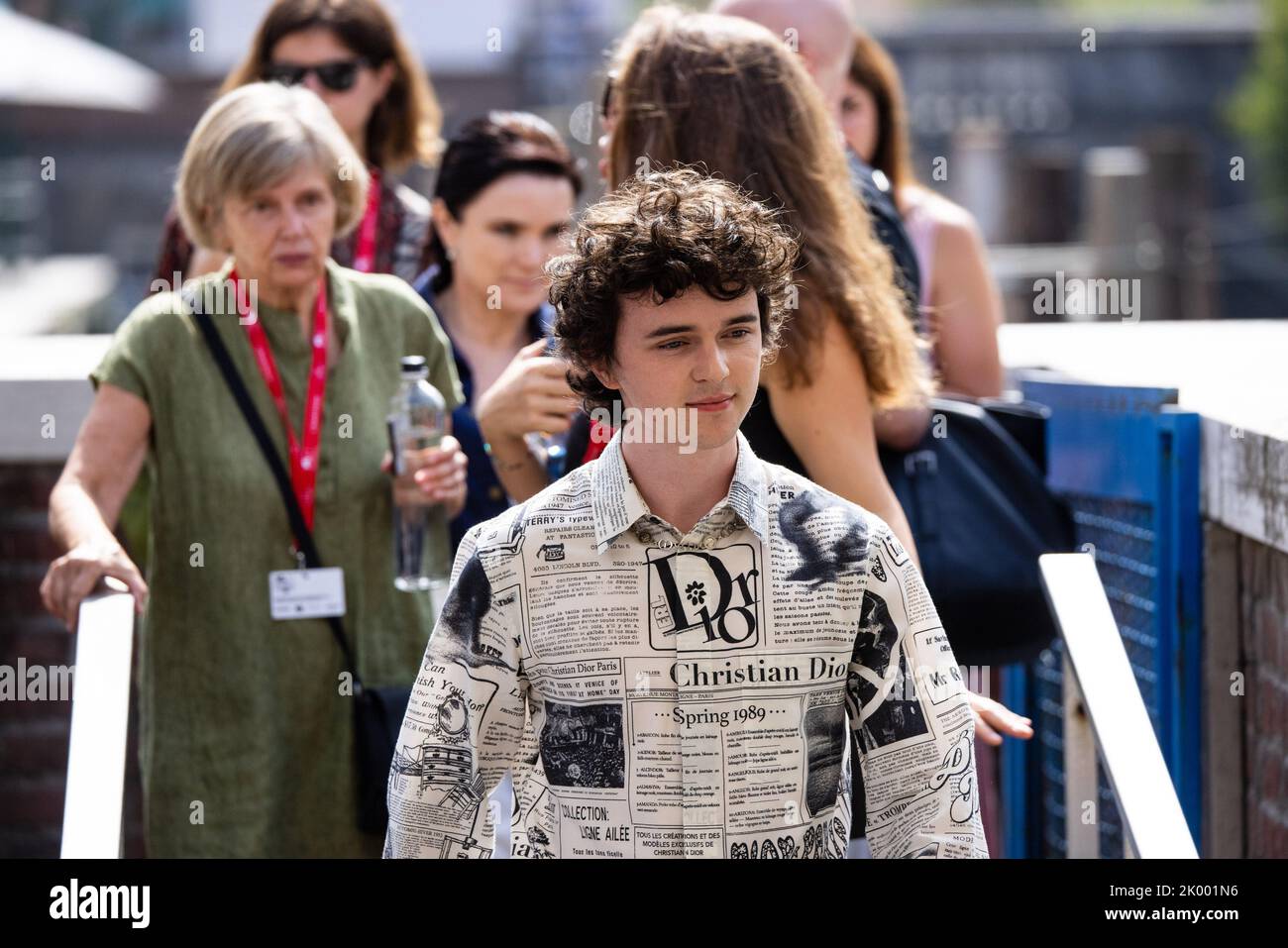 Australian actor Zen McGrath leaves the "The Son" photocall at the 79th ...