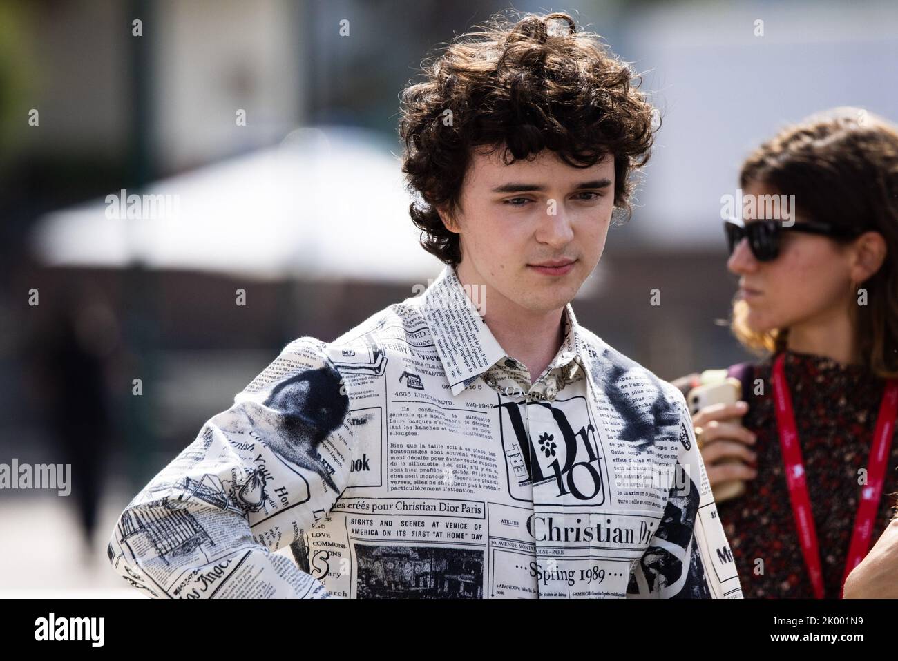 Australian actor Zen McGrath leaves the "The Son" photocall at the 79th ...