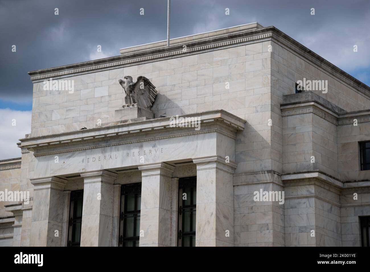 A general view of the Marriner S. Eccles U.S. Federal Reserve Building ...