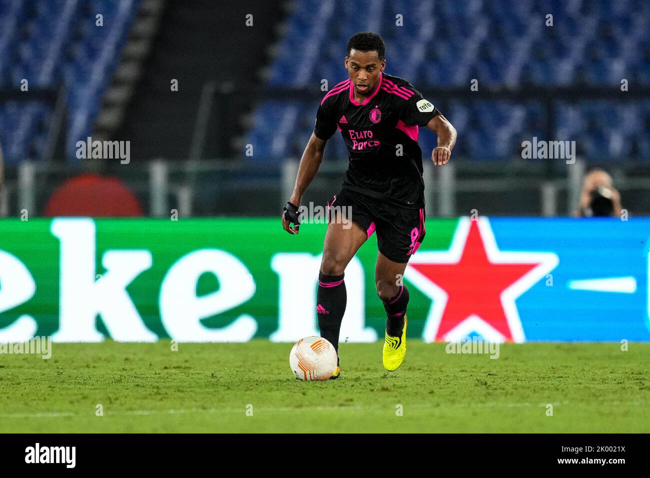 Rome, Italy. 8 September 2022, Rome - Quinten Timber of Feyenoord during the match between Lazio ...