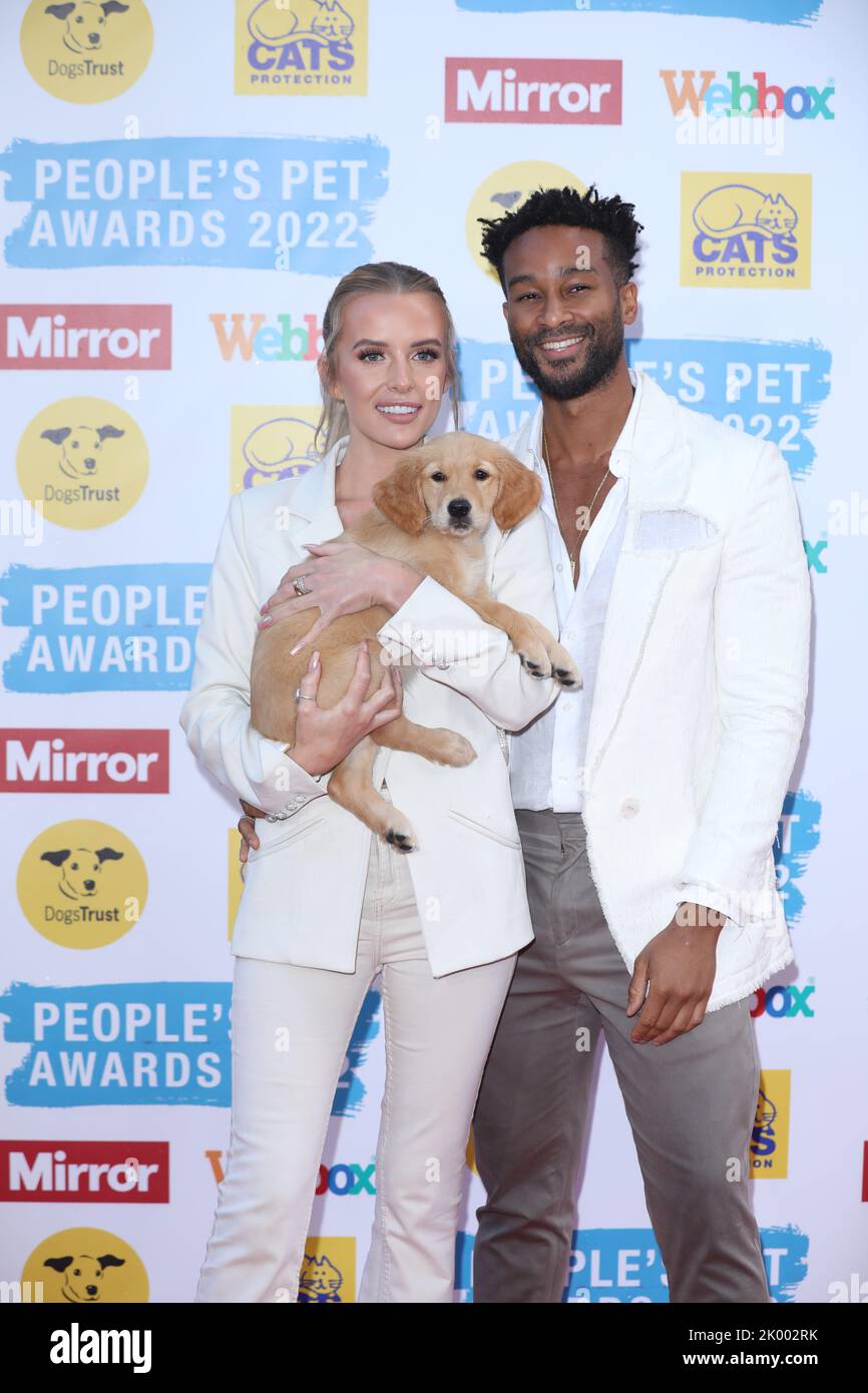 London, UK. 8 September, 2022. Faye Winter and Teddy Soares attending a ...
