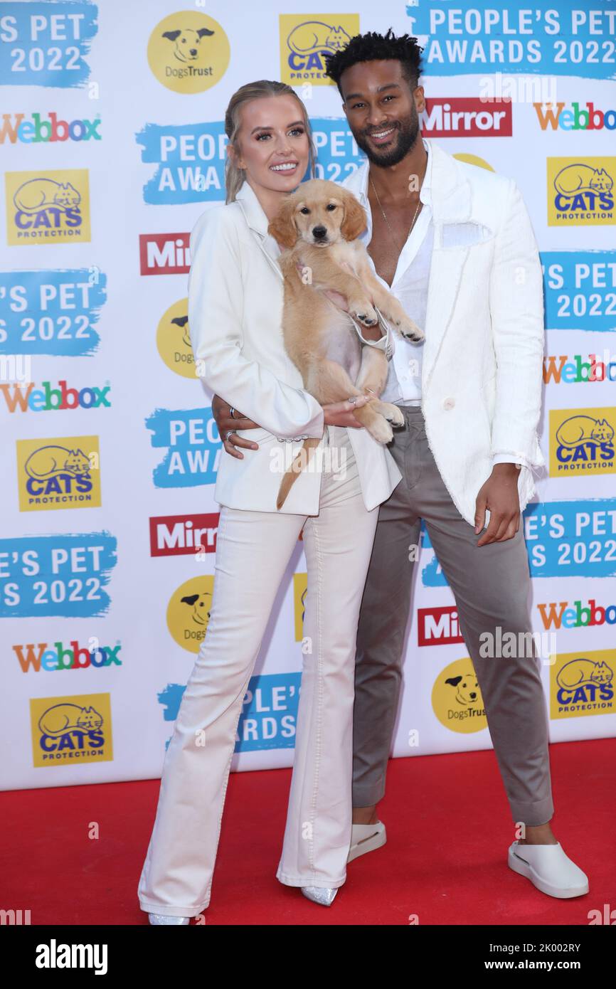 London, UK. 8 September, 2022. Faye Winter and Teddy Soares attending a ...